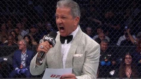 Ufc Announcer Bruce Buffer Not Retiring Anytime Soon I Plan On Doing