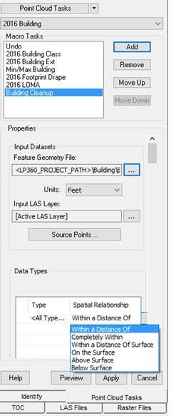 Classify By Feature As A Surface Lp360
