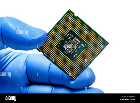 Computer CPU Close Up Shot Stock Photo Alamy