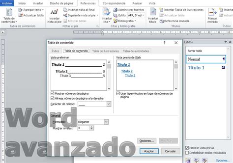 Curso Word avanzado ESTAMÁTICA