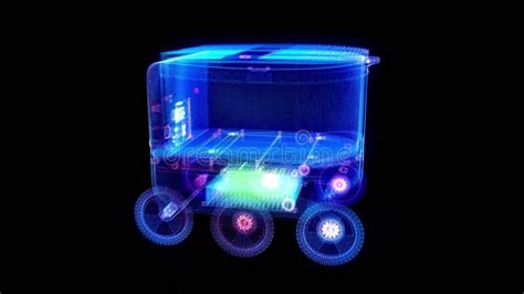 Delivery Robot Modern Smart Wireless Robot New Technological Business
