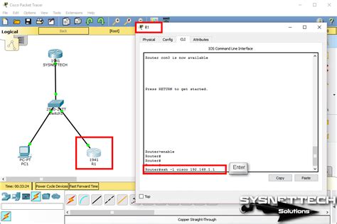 How To Configure Ssh In Packet Tracer Sysnettech Solutions