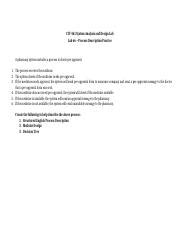 Process Description And Modular Design For Pharmacy System Course Hero