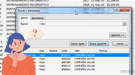Cómo Buscar Un Dato En Excel