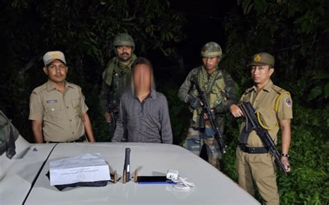 One Nscn K Ya Ogw From Myanmar Arrested In Arunachals Tirap District Under Uapa Act