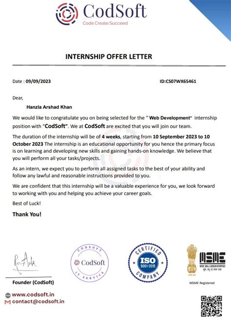 Hanzla Khan On Linkedin Codsoft Internship Webdevelopment C