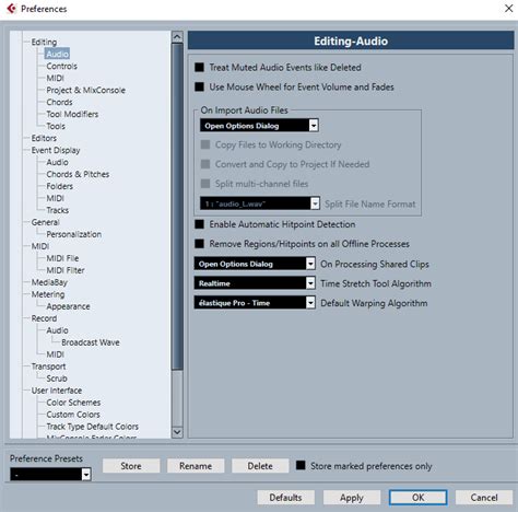 Importing Audio File Import Options Dialog Box Doesnt Reappear Cubase Steinberg Forums