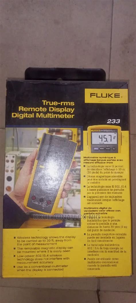 Fluke 233 True Rms Remote Display Digital Multimeter In Port Harcourt Measuring Testing