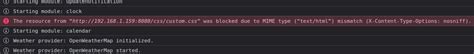 error in custom css magicmirror forum