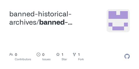 Github Banned Historical Archives Banned Historical Archives
