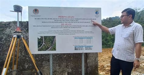 The Project Of Pemulihan Lahan Terkontaminasi Limbah B3 Non Institusi Di Desa Ciladaeun