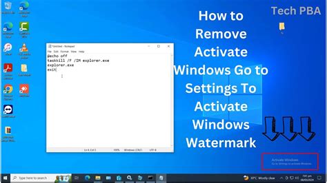 How To Permanently Remove Activate Windows Go To Settings To Activate Windows Watermark Part 2