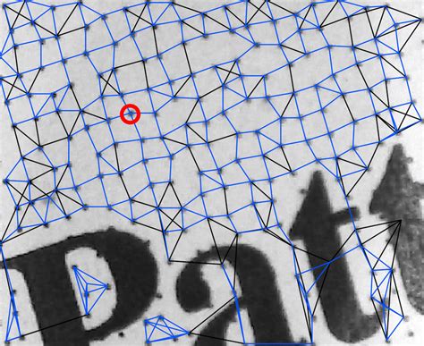 edges detected by the 4 nearest neighbor search blue lines represent download scientific