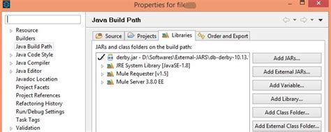 Using In Memory Database In Mulesoft With Apache Derby