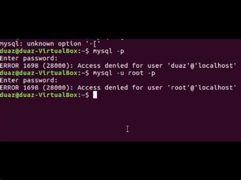 Mac Os X Error 1045 28000 Access Denied For User Root Localhost