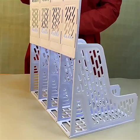 กล่องใส่แฟ้ม 4ช่อง ชั้นวางหนังสือ แฟ้มใส่เอกสาร แฟ้มจัดเก็บ ที่ใส่กระดาษa4 ที่ใส่ปากกา ที่ใส่