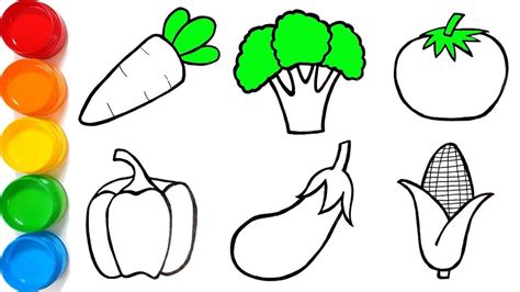 Vegetables Drawing How To Draw Vegetables Easy For Beginners Ks Art