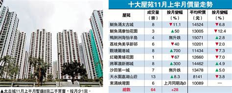 減辣效應 十大屋苑半月交投彈28 大公報