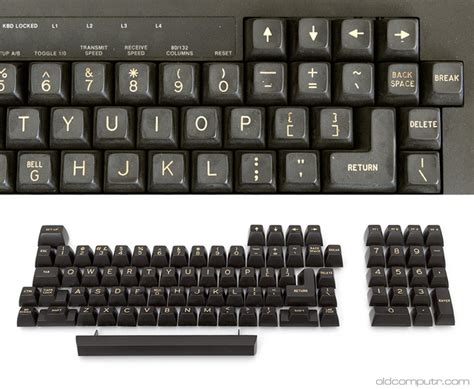 Looking For The Font On These Keycaps This Is The Keyboard Of A Dec Vt100 R Identifythisfont