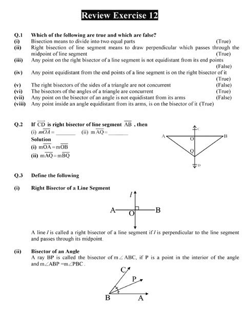 9th Math Chapter 12 Review Exercise Pdf