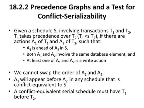 Ppt Concurrency Control 182 Conflict Serializability Powerpoint Presentation Id1993447