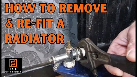 Mastering Radiator Removal Your Essential Guide YouTube