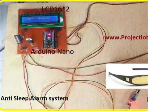 Anti Sleep Alarm System For Drivers Project