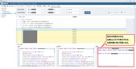 Postgresql 別環境のスキーマ間でオブジェクトを比較する ましましブログ Postgresql 別環境のスキーマ間でオブジェクトを比較する ましましブログ