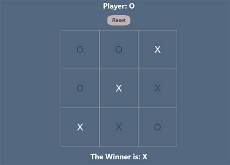 Github Oliveiraelieltic Tac Toe React Tic Tac Toe With Reactjs