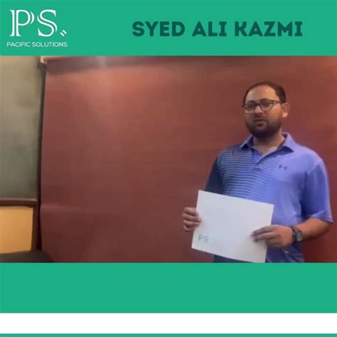 Syed Muhammad Ali Kazmi On Linkedin Celebrating Our Employee Of The