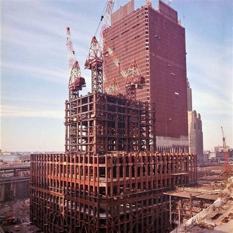 Pin On Wtc Construction Twin Towers