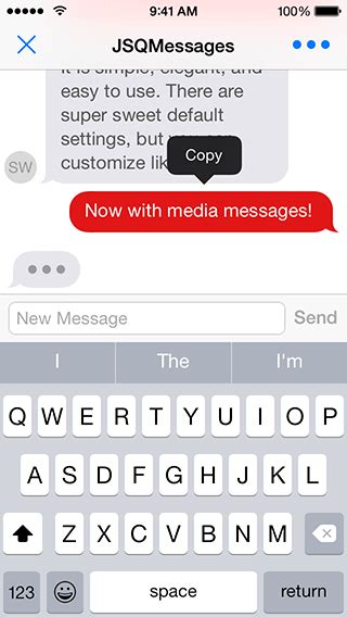Github Jessesquiresjsqmessagesviewcontroller An Elegant Messages Ui