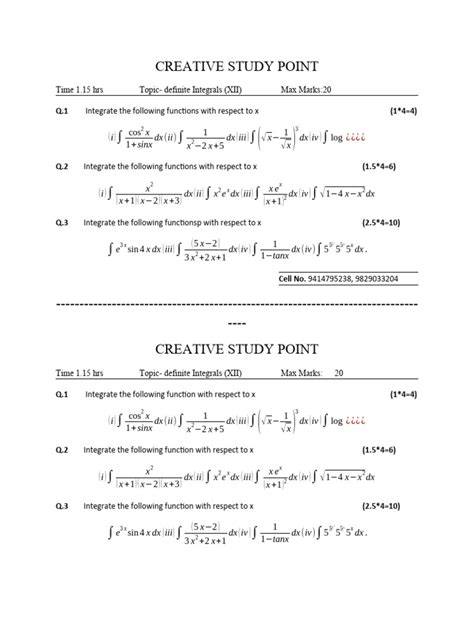 Integration 2019 Xii Pdf Elementary Geometry Geometric Measurement
