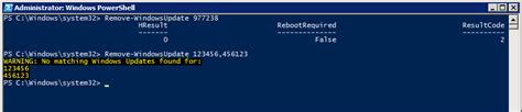 all things techie remove windows update using powershell and kb
