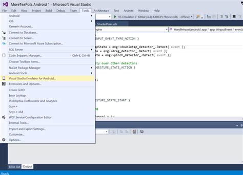 Visual Studio Emulator For Android In Vs2015 Rc Azure Devops Blog