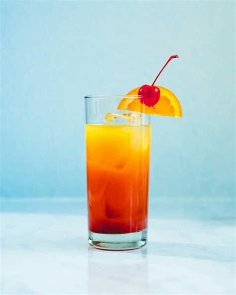 Tequila Sunrise Easy Cocktail A Couple Cooks