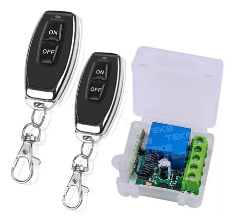Controle Remoto Sem Fio Acionamento Rele 2 Canais 12v Mebuscar Brasil