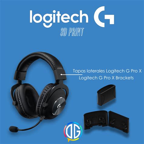 Stl File Logitech G Pro X Headphones Headphone Caps 🎧・3d Printing Model