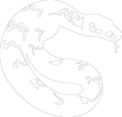 Python Outline Silhouette 38487324 Vector Art At Vecteezy