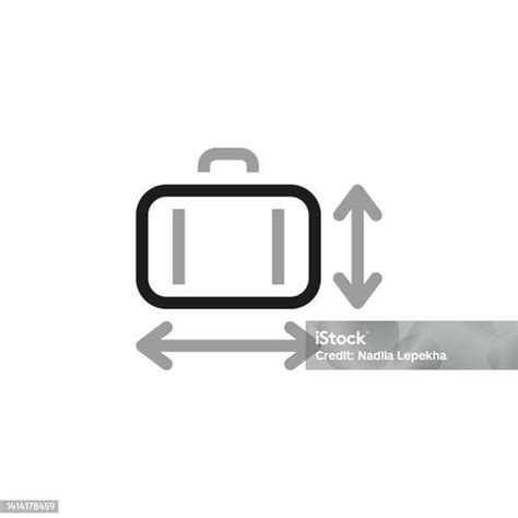 부와 관련된 아이콘 운송을위한 수하물 크기의 아이콘 벡터 일러스트레이션 가방에 대한 스톡 벡터 아트 및 기타 이미지 가방 공항 그래프 Istock