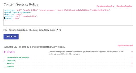 Adding Strict Dynamic To A Script CSP Breaks Nonce Tag Helpers