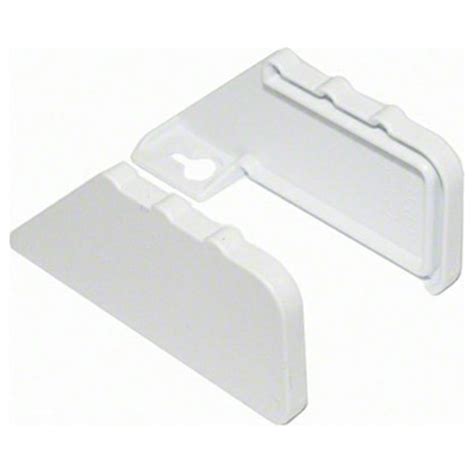 REV A SHELF Rev A Shelf ST Bulk Pairs White Polymer End Caps Screws For