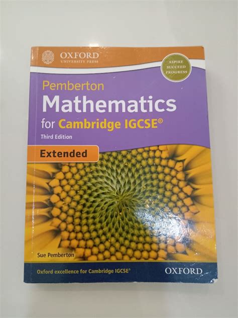 Mathematics Igcse Cambridge Extended Third Edition Hobbies And Toys Books And Magazines Textbooks