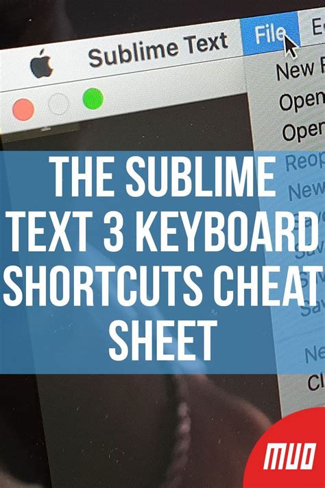 the sublime text 3 keyboard shortcuts cheat sheet sublime text 3
