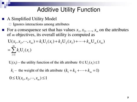 Ppt Multi Attribute Utility Theory Maut Powerpoint Presentation