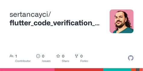 Github Sertancaycifluttercodeverificationexample
