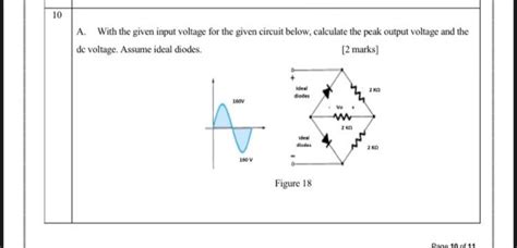Solved 7 A Calculate The Current And The Ouput Voltage Vo