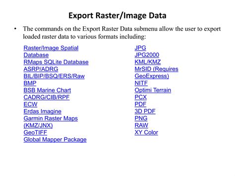 Global Mapper Tutorial Jimma University Ethiopia PPT Desktop Publishing Computer Software