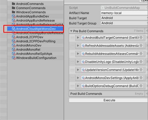📦 Unigame Unity Scriptable Build Pipeline Comunigameunibuildpipeline Openupm