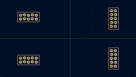 Misaligned Header Pins Daisy Patch Library Footprint Kivu Kicad Pcb Issue Ohmtech